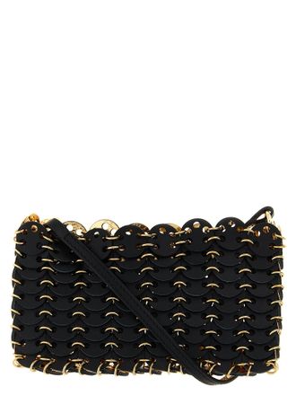 Paco Rabanne Womens Black Calfskin Crossbody Bag