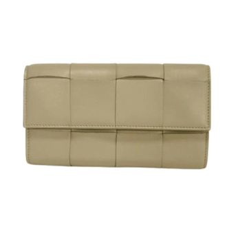 Bottega Veneta Portefeuille long vintage Pre-owned (bi-fold) - Femme - Pre-owned - Beige - Taille: ONE Size