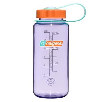 Nalgene Sustain Tritan Bouteille deau sans BPA fabriqu&eacute;e avec des mat&eacute;riaux d&eacute;riv&eacute;s de 50% de d&eacute;chets plastiques, 473,6 g, large ouverture, am&eacute;thyste