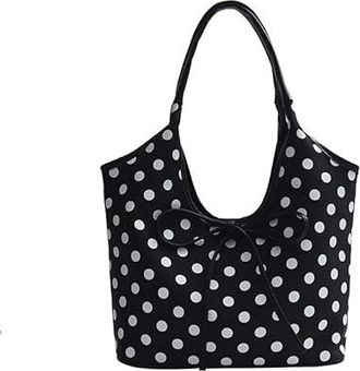 Generic Joli sac fourre-tout en nylon pour femme, sac fourre-tout l&eacute;ger avec poign&eacute;e sur le dessus, sac &agrave; bandouli&egrave;re pour femme, sac &agrave; main fourre-tout pour 