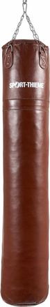 Sport-Thieme Boxsack Leder | In verschiedenen Varianten (L&auml;nge) | Profi-Boxsack | Au&szlig;enmaterial: Leder | Extrastarke Naht | Inkl. 4-Punkt-Aufh&auml;ngkette u. Drehwirbe