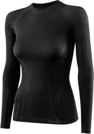 Brubeck T-Shirt Fonctionnel &agrave; Manches Longues pour Femme - Respirant - Thermique - Sport - Ext&eacute;rieur - sous-v&ecirc;tements - 41% Laine m&eacute;rinos - LS12810