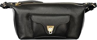 Coccinelle schwarze Lederhandtasche