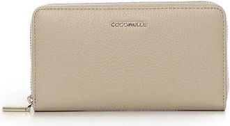 Coccinelle Femme, Accessoires, Beige, Taille: ONE Size Metallic Soft Wallet