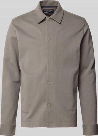 Marc O'Polo Regular Fit Hemdjacke aus Baumwoll-Mix
