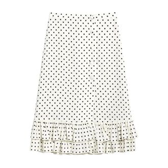 Valentino Garavani Tiered Ruffle Wollmischung Midirock - - Skirts - Damen - Wei&szlig; - XS