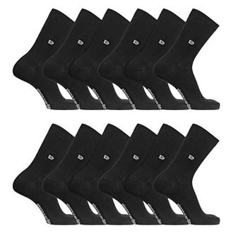Pierre Cardin Homme Pc/1/Cvx6/0399/Nr Chaussettes, Noir, 40-46 EU