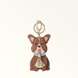 Furla Allegra Schl&uuml;sselanh&auml;nger Toni Brandy Mehrfarbig Sydney-kalbsleder In Colourblock-optik Damen