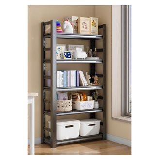 Generic Modernes 5-Etagen B&uuml;cherregal mit H&ouml;henverstellbaren B&ouml;den - Stahl Aufbewahrungsregal 40/50/60/70/80/90/100/110/120/130/140/150 x 30 x 160cm for Wohnz