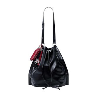 Desigual Femme, Sacs, Noir, Taille: ONE Size Sac &agrave; dos en polyur&eacute;thane avec plusieurs compartiments