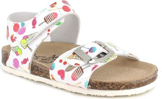 Primigi Primigi Jungen Mädchen Birky Flache Sandale, Weiß Mehrfarbig, 25 EU