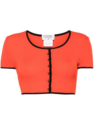 Chanel cardigan (1995) - Rouge