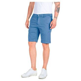 Replay Herren Benni Jeans-Shorts, 958 Slate Blue, 30