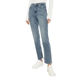 Calvin Klein Jeans Authentic Slim Strai - - Jeans - Damen - Blau - W27 L34