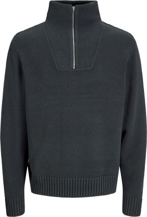 Jack & Jones JACK&JONES Herren JORFREDERIKSBERG Knit Half Zip Strickpullover, Forest River, Large
