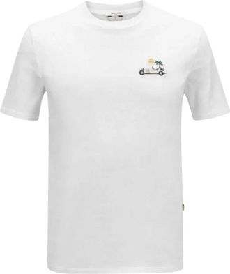 Jacob Cohen Homme, Tops, Blanc, Taille: XL T-Shirt Girocollo