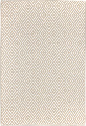 Boxxx Outdoorteppich Ibiza, Weiß, Beige, Textil, Graphik, rechteckig, 160x230 cm, in verschiedenen Größen erhältlich, Teppiche & Böden, Teppiche, Outdoortep