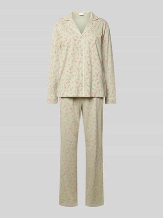 Lascana Pyjama mit Reverskragen Modell X-MAS
