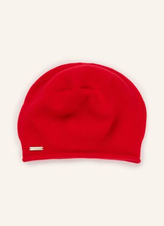 Seeberger Seeberger Cashmere-M&uuml;tze Baske rot