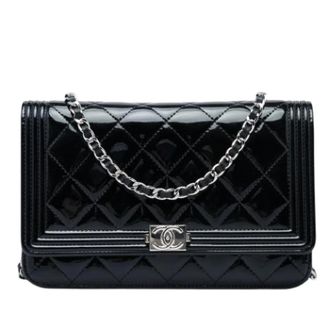 Chanel Pre-owned Boy Wallet on Chain - - Pre-owned - Damen - Schwarzk - ONE SIZE