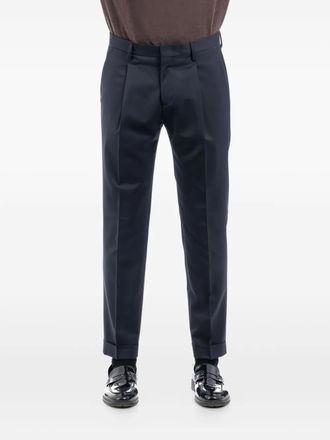 BRIGLIA 1949 pantalon &agrave; design pliss&eacute; - Bleu