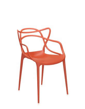 Kartell Masters, Stuhl, Orange Rost, 2er-Satz