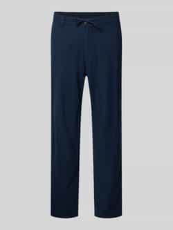 Selected Slim Fit Hose aus Baumwoll-Leinen-Mix Modell BRODY
