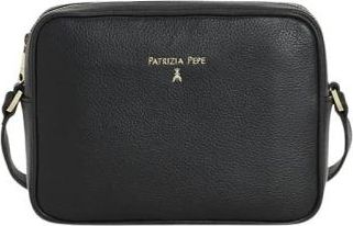 Patrizia Pepe Femme, Sacs, Noir, Taille: ONE Size Sac bandouli&egrave;re appareil photo avec poche int&eacute;rieure