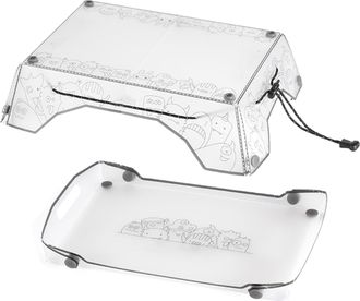 Generico Klapptisch für Camping, tragbarer Outdoor-Tisch 2-in-1 für Angeln, und Picknick im Freien