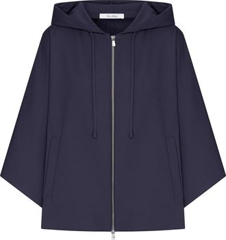 Max Mara Rundhalspullover - Blau