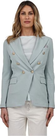 Circolo 1901 Femme, Vestes, Vert, Taille: 36 FR Veste à double boutonnage Balmain