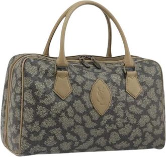 Saint Laurent Sac Boston Pre-owned - Femme - Pre-owned - Gris - Taille: ONE Size