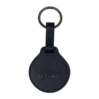 Kiton Homme, Accessoires, Bleu, Taille: ONE Size Leather Keyring