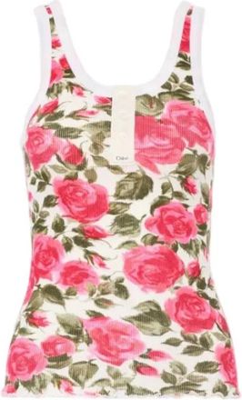 Chlo&eacute; Femme, Tops, Multicolore, Taille: 40 FR Henley Tank Top