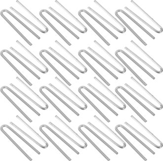 Pretyzoom Cabilock 200 St&uuml;ck U F&ouml;rmige Brennofen Haken aus Hitzebest&auml;ndigem Draht Kleine Biegeringe zum Aufh&auml;ngen von Keramikornamenten und Schmuck Selbstgemach