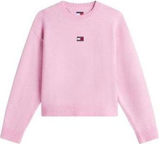 Tommy Hilfiger Pull droit Fluffy Badge &agrave; logo