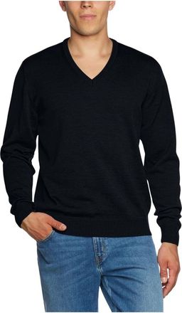 Maerz V-Ausschnitt Strickware - - Knitwear - Herren - Schwarzk - 5XL