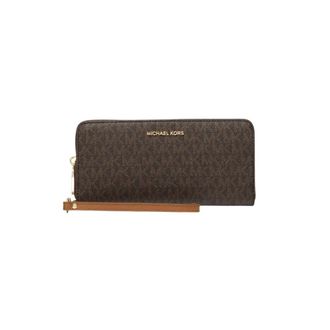 Michael Kors Femme, Accessoires, Brun, Taille: ONE Size Portefeuille en toile &agrave; imprim&eacute; signature