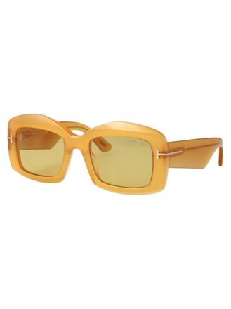 Tom Ford Womens Sunglasses Venetia Yellow Acetate