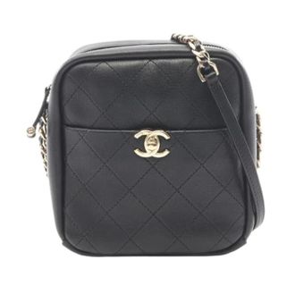 Chanel Pre-owned Sac bandouli&egrave;re vintage - Femme - Pre-owned - Noir - Taille: ONE Size
