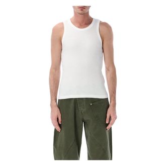 J.W.Anderson Rippstrick-Top - - Tops - Damen - Wei&szlig; - XL