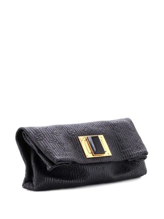 Louis Vuitton pochette Altair matelass&eacute;e et monogramm&eacute;e en cuir - Noir