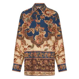 Zimmermann Bedruckte Seidenbluse - - Blouses & Shirts - Damen - Mehrfarbig - M
