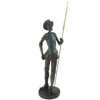 Retro Figur aus Harz Don Quichotte 40 cm