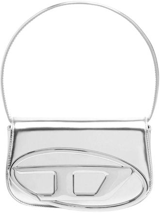 Diesel Hobo Bags - 1Dr 1Dr Schoudertas - Gr. unisize - in Silber - f&uuml;r Damen