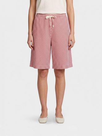 Jacquemus Short ray&eacute; en coton biologique avec cordon de serrage &agrave; la taille