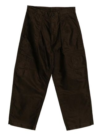 Comme Des Gar&ccedil;ons pantalon fusel&eacute; &agrave; poches plaqu&eacute;es - Marron