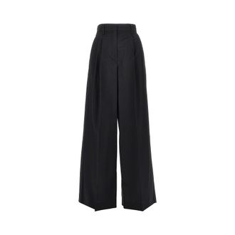 Weekend by Max Mara Virgin wool wide-leg pants Woman 40
