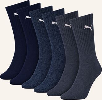 Puma Sportsocken Regular Crew 6-Pack blau