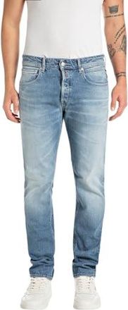 Replay Herren Jeans Grover Straight-Fit Original, Blau (Medium Blue 009-4), 31W / 30L